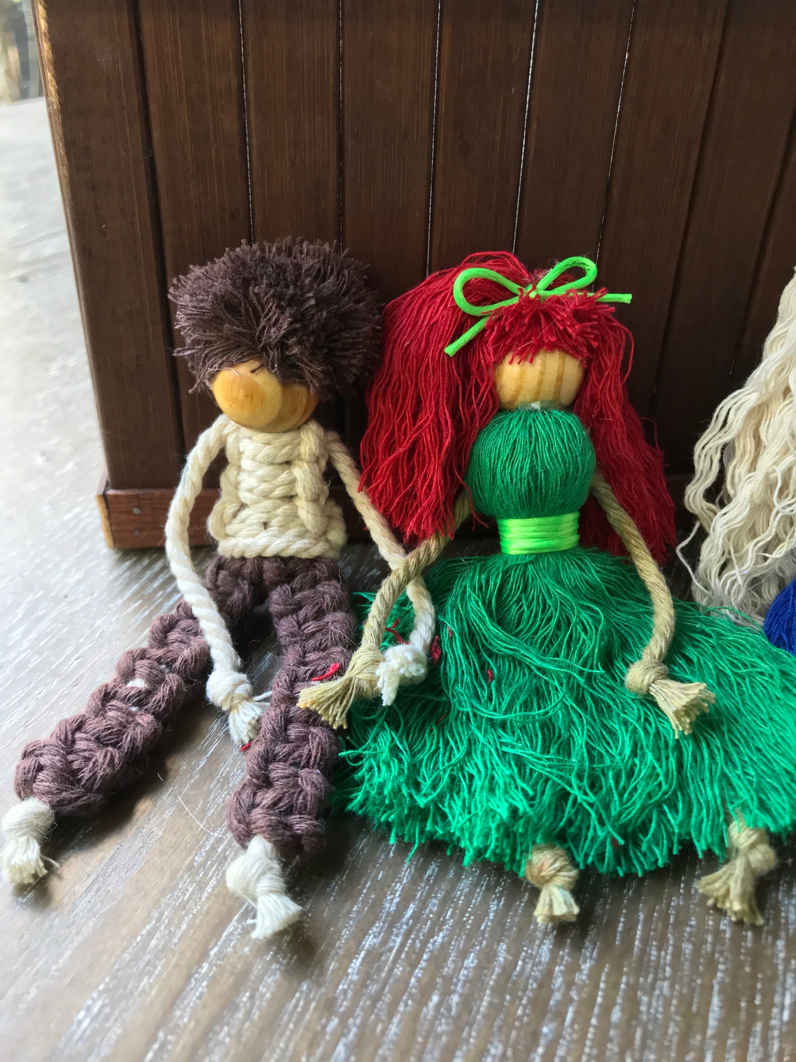 Kit-Macrame Pioneer Dolls | Fantasy Macrame